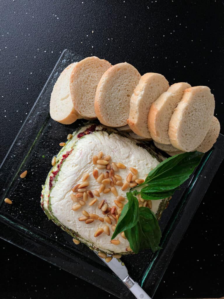 Sun Dried Tomato and Pesto Spread - Appetizer Bliss