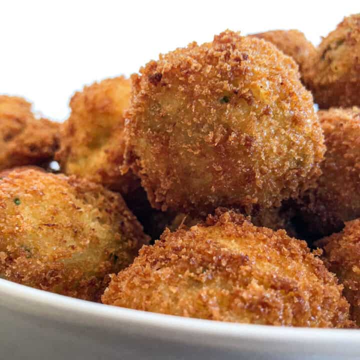 Cheddar Bacon Potato Croquettes - Appetizer Bliss