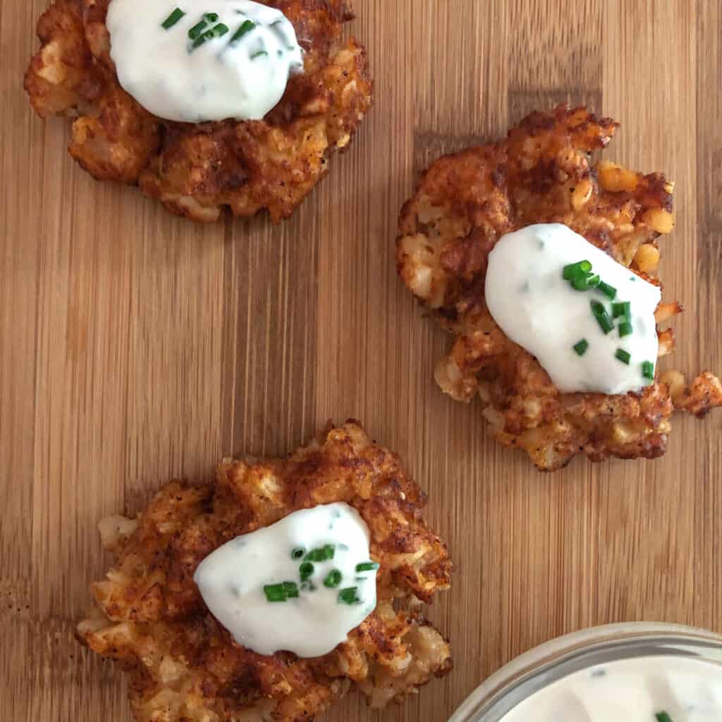 Tater Tot Waffle Bites - Appetizer Bliss