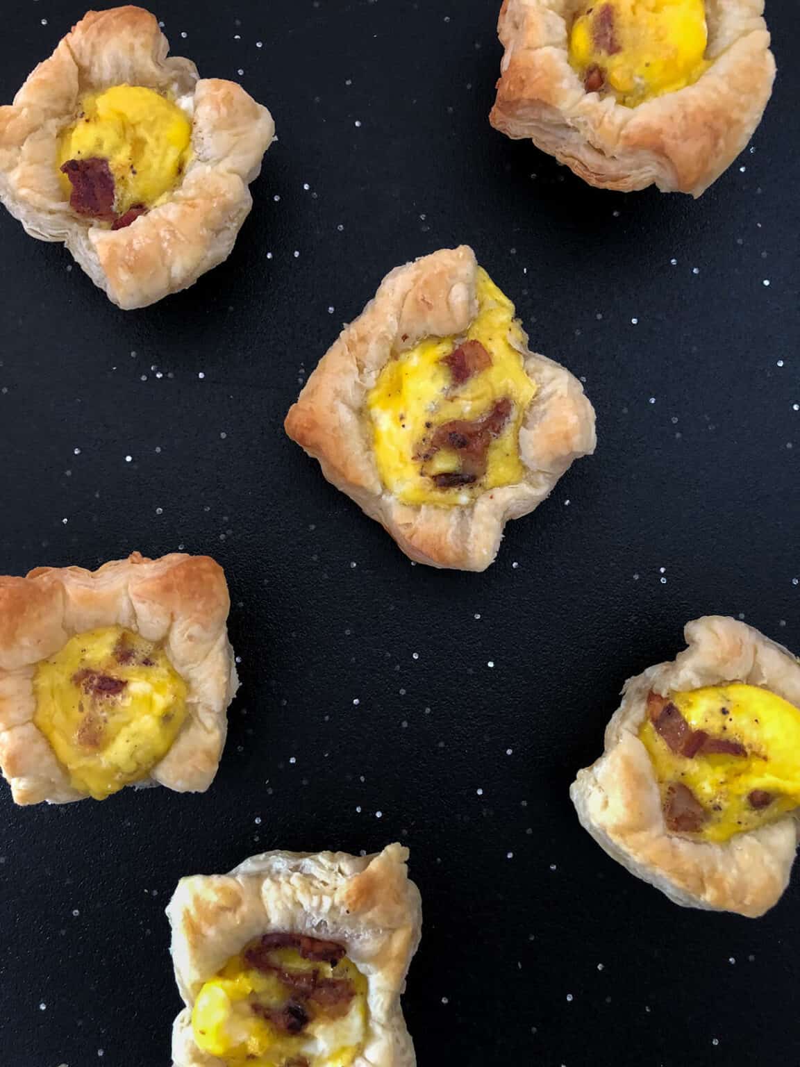 Mini Puff Pastry Egg Bites - Appetizer Bliss