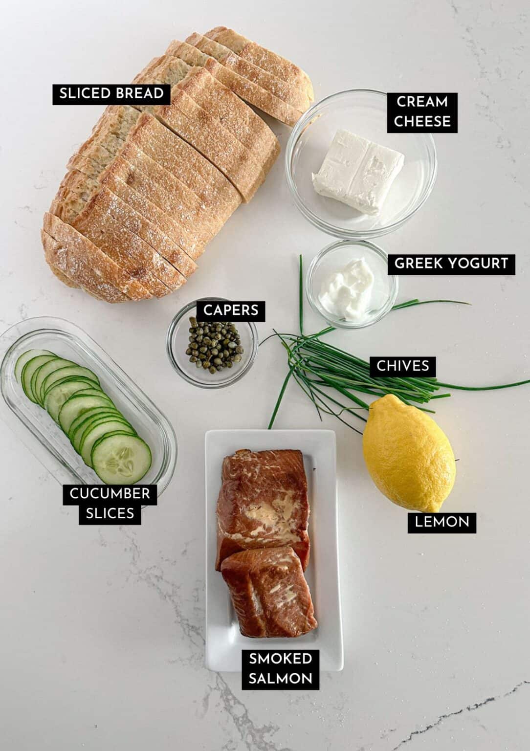 Smoked Salmon Canapés - Appetizer Bliss
