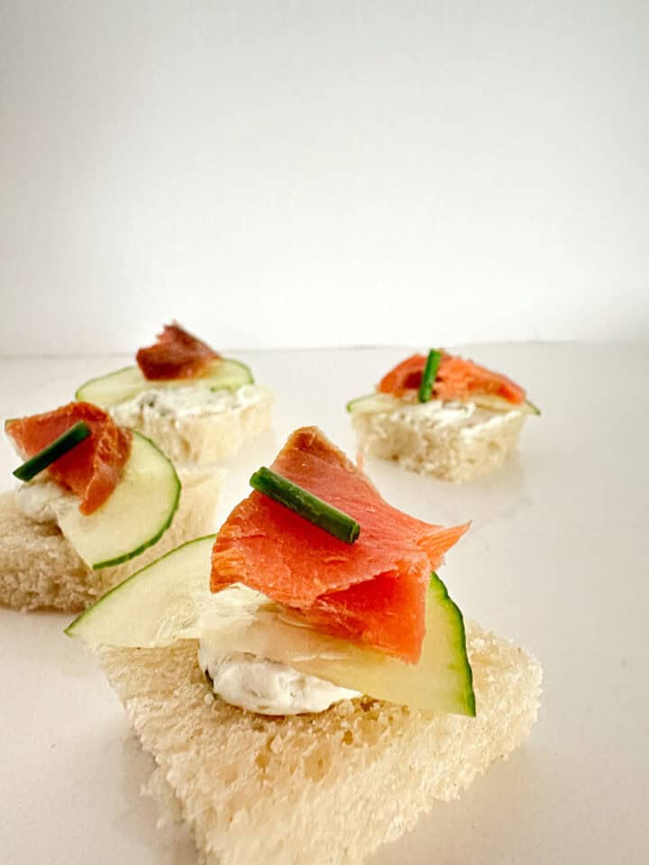Smoked Salmon Canapés - Appetizer Bliss