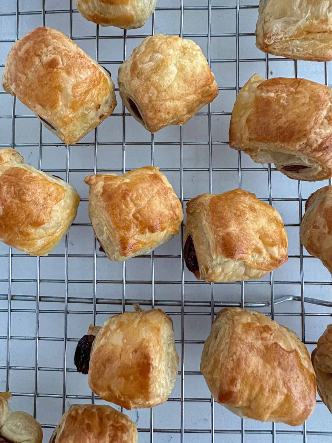 Easy Puff Pastry Chocolate Croissants - Appetizer Bliss